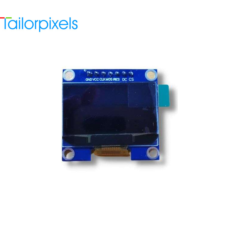 TOJMD013C 1.3寸OLED, OLED显示器, 128×64 分辨率, 单色, 白色, SPI或I2C接口, SH1106, 手持式 ...